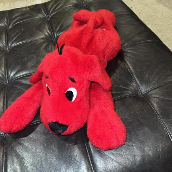 Scholastic | Toys | Vintage Clifford The Big Red Dog 2 Plush Stuffed ...